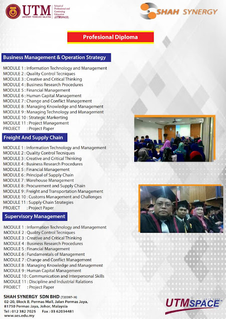 Part Time Study Profesional/ Eksekutif/ MQA Program Diploma/ Ijazah ...