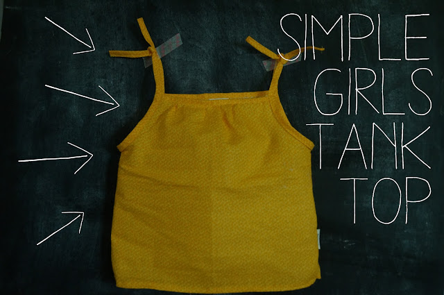 Handmade Summer Series Part One: Simple Girls Tank Top / Handmade Frenzy