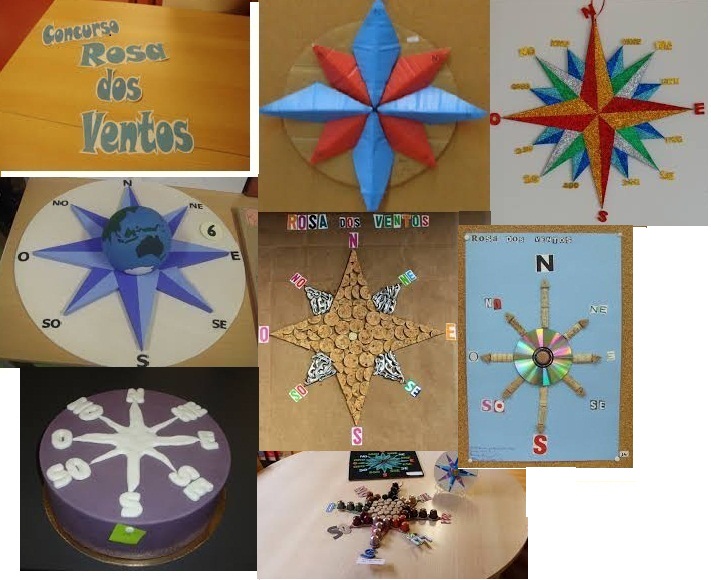 Geo Pintas: Concurso da rosa-dos-ventos