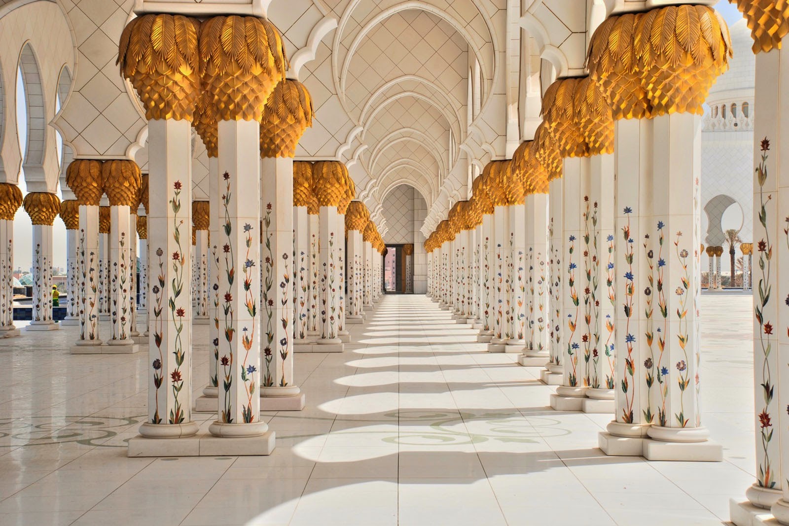 Abu Dhabi Grand Mosque Hd Wallpapers ~ Fashionip