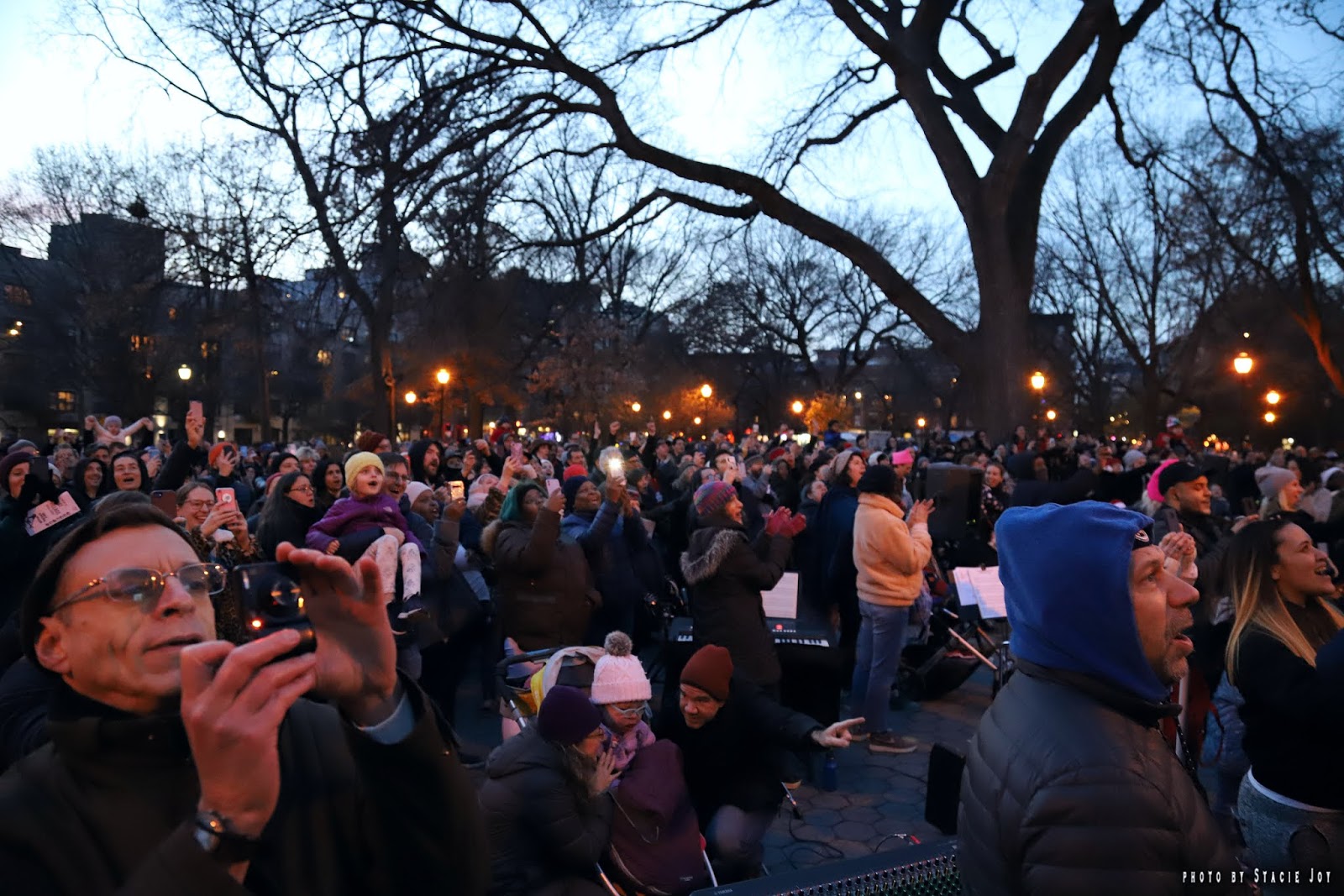 EV Grieve: At the 28th annual Tompkins Square Park tree lighting