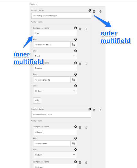 Experiencing Adobe Experience Manager (AEM, CQ): AEM 64 - Touch UI Nested Composite Multifield ...