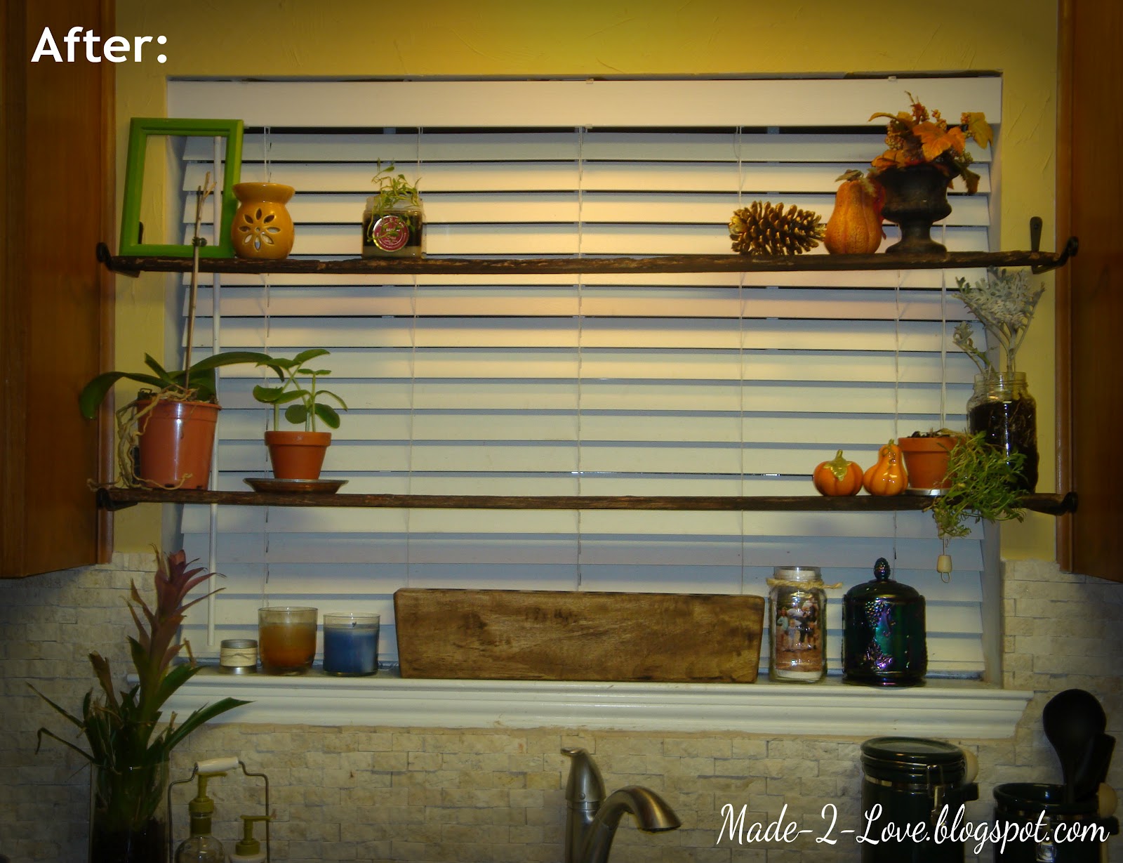 Made To Love: Kitchen Window Shelving: