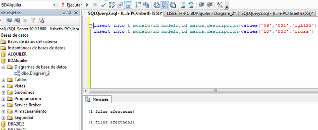 Insertar Datos en Una Tabla con SQLServer - NeytorTec Tutoriales Web