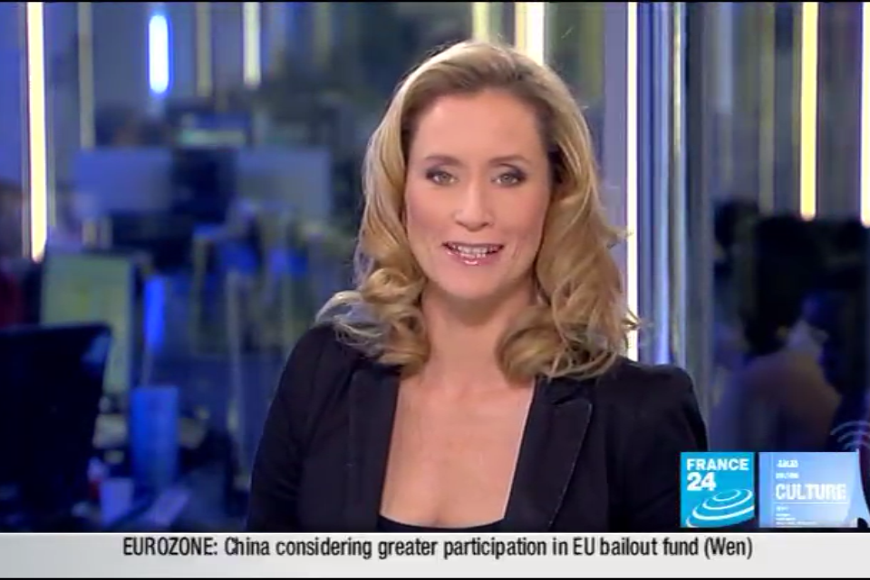 vuesalatele: 2012 02 03 @07H30 - MELISSA BELL, FRANCE 24, LIVE FROM PARIS