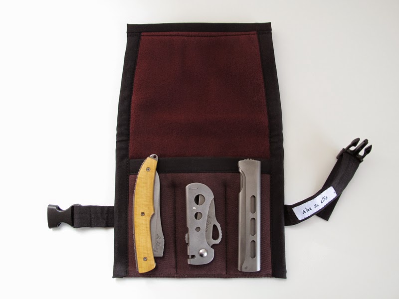 Wax And Cie Knife Cases Pour 3 Couteaux For 3 Knives 4