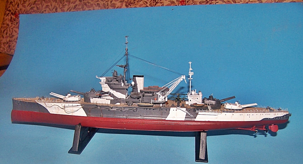maquetas-sario: HMS WARSPITE AIRFIX 1/600 CON FOTOGRABADOS WEM TERMINADO!!