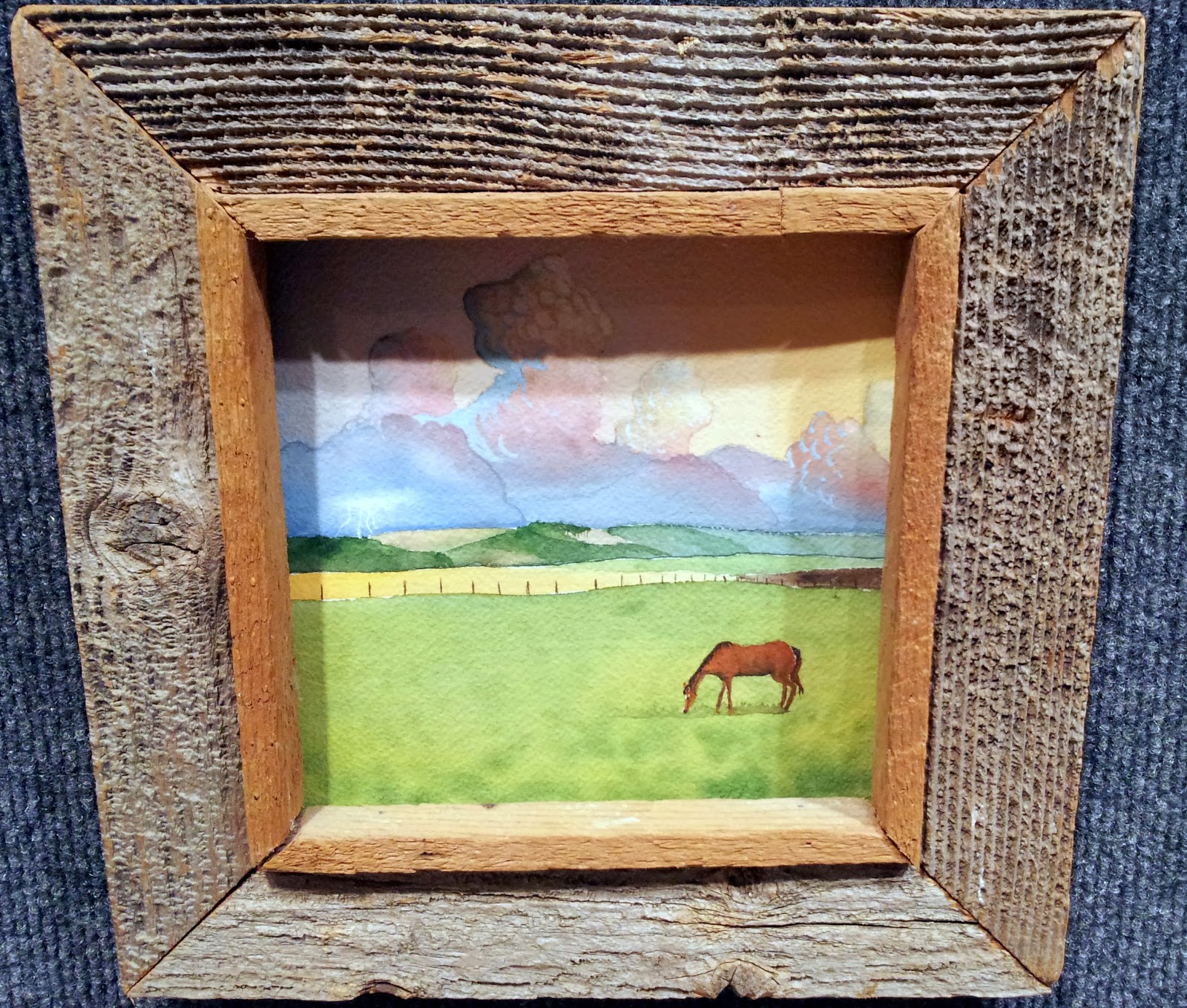 History and Culture by Bicycle: Jeff Weldon Paintings, Thunderheads