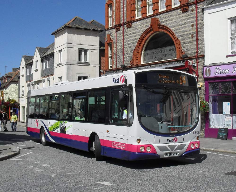 Southern England Bus Scene: First in Cornwall Improvements
