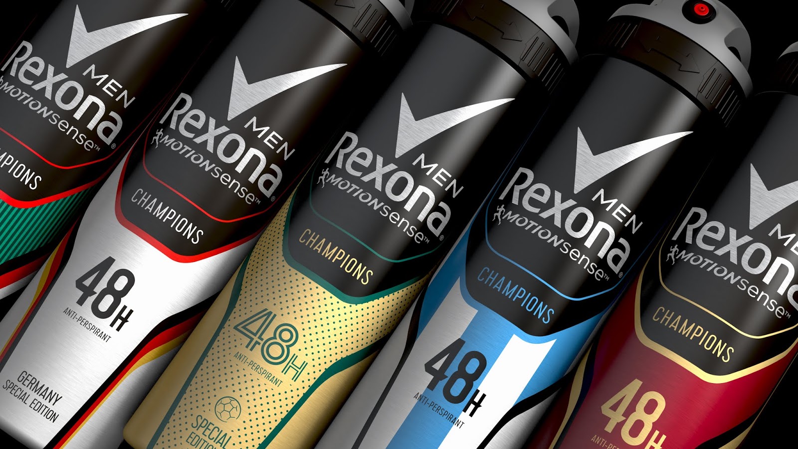 Rexona Champions – Packaging Of The World