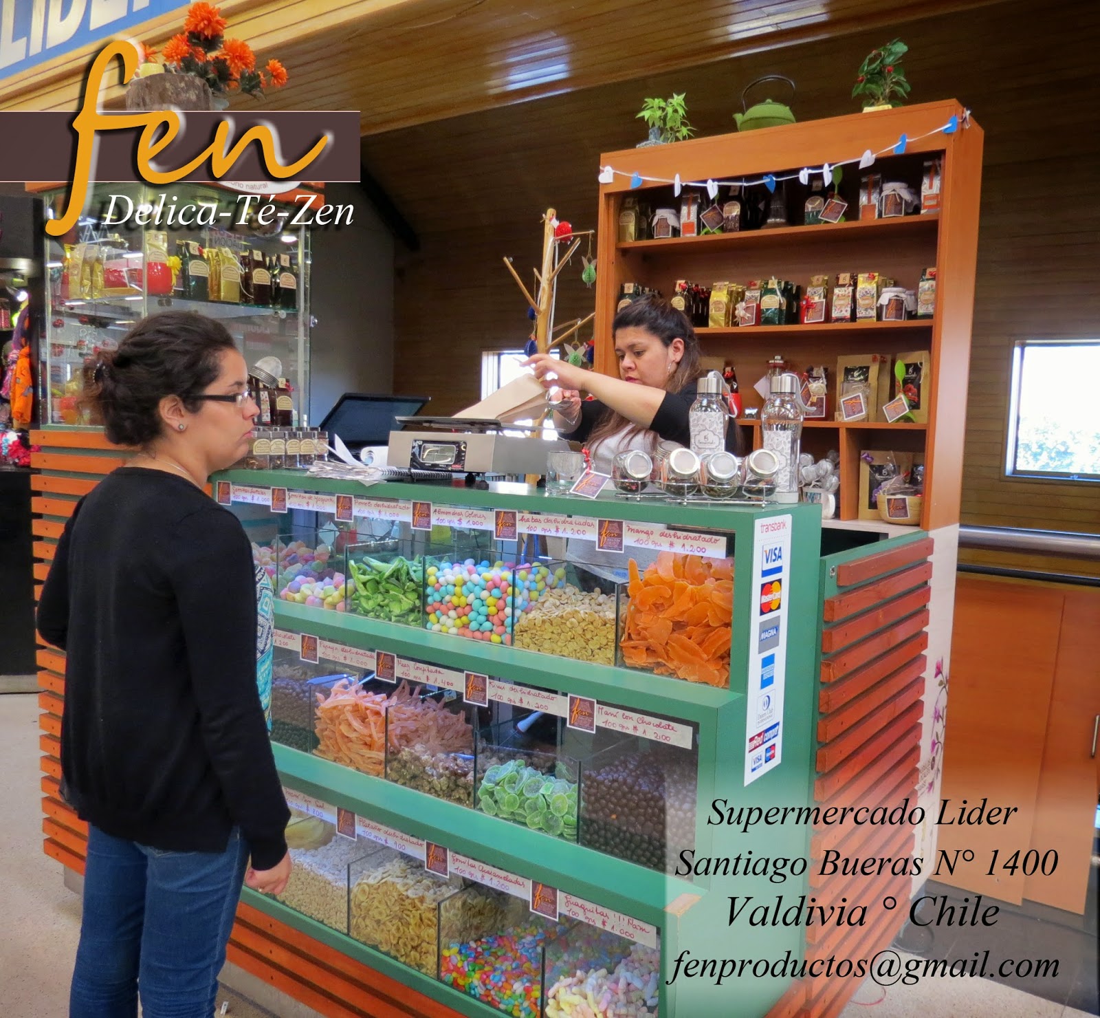 Fen (delica té zen): Nuestro lindo Modulo en Interior Supermercado ...