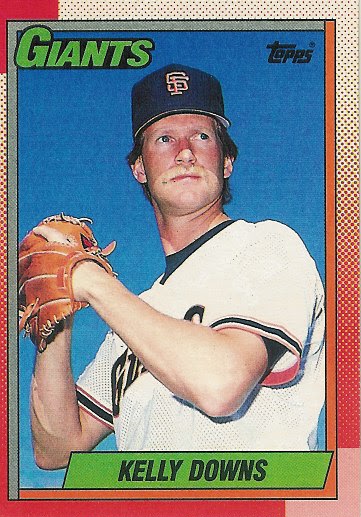 1990 Topps : #17-Kelly Downs
