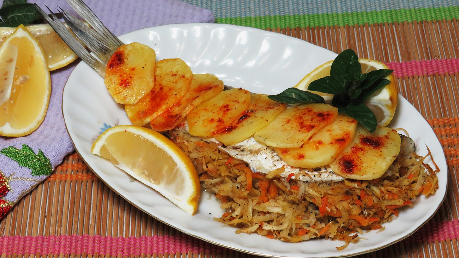 Peste cu Solzi de Cartofi la Cuptor - Reteta video