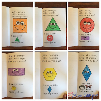 Kindergarten Corps: Spanish Sunday: 2D Shapes and Kindergarten Math