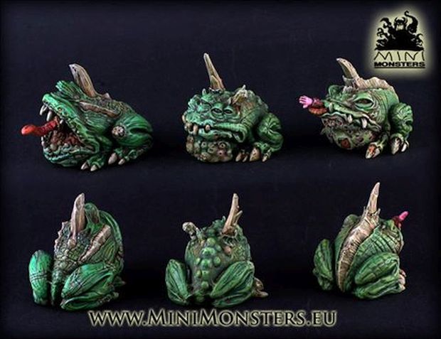 Polish Miniatures | Polskie Figurki: Painted Plague Toads from Mini ...