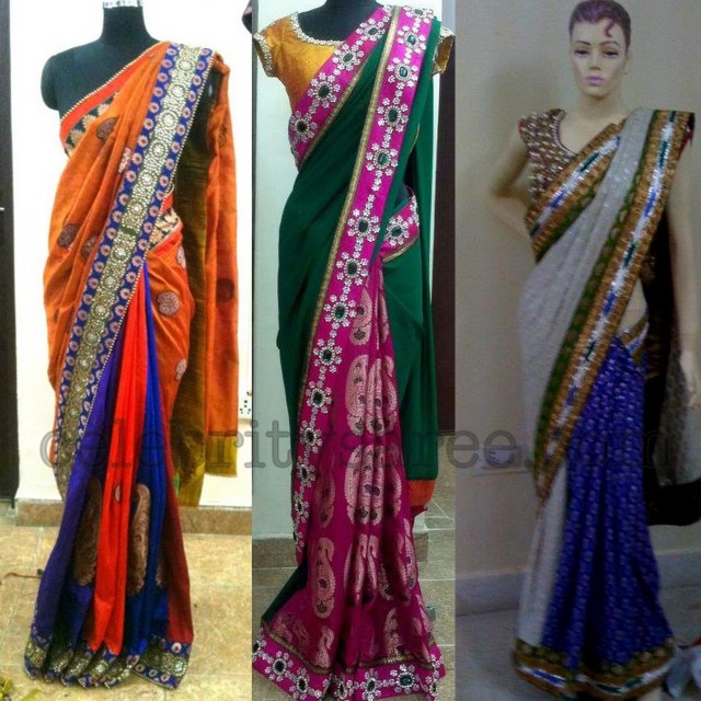 Stone Work Sarees - Saree Blouse Patterns