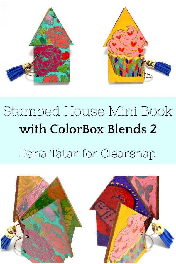 Stamped Art House Mini Book - Clearsnap