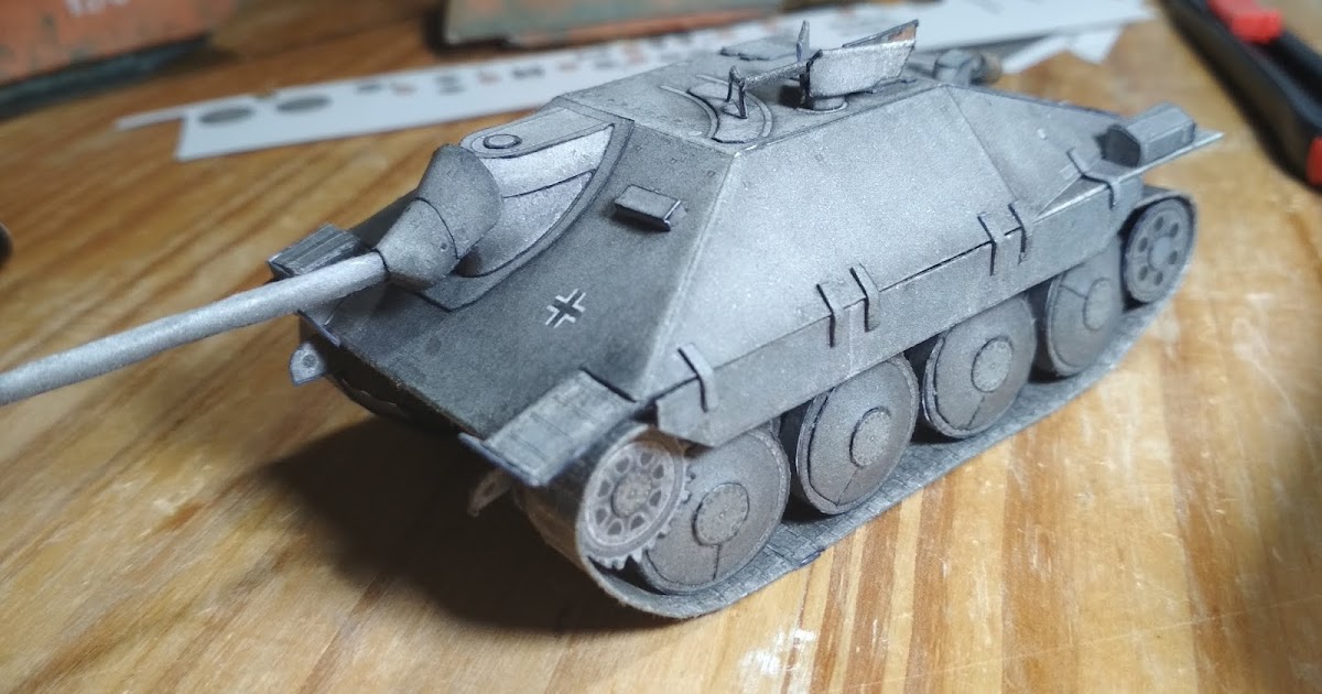 Felizia's paper machines: Jagdpanzer 38t Hetzer (World of Paper Tanks)