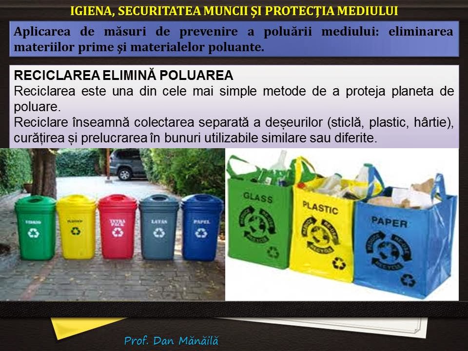 Profu`economist: PROTECȚIA MEDIULUI