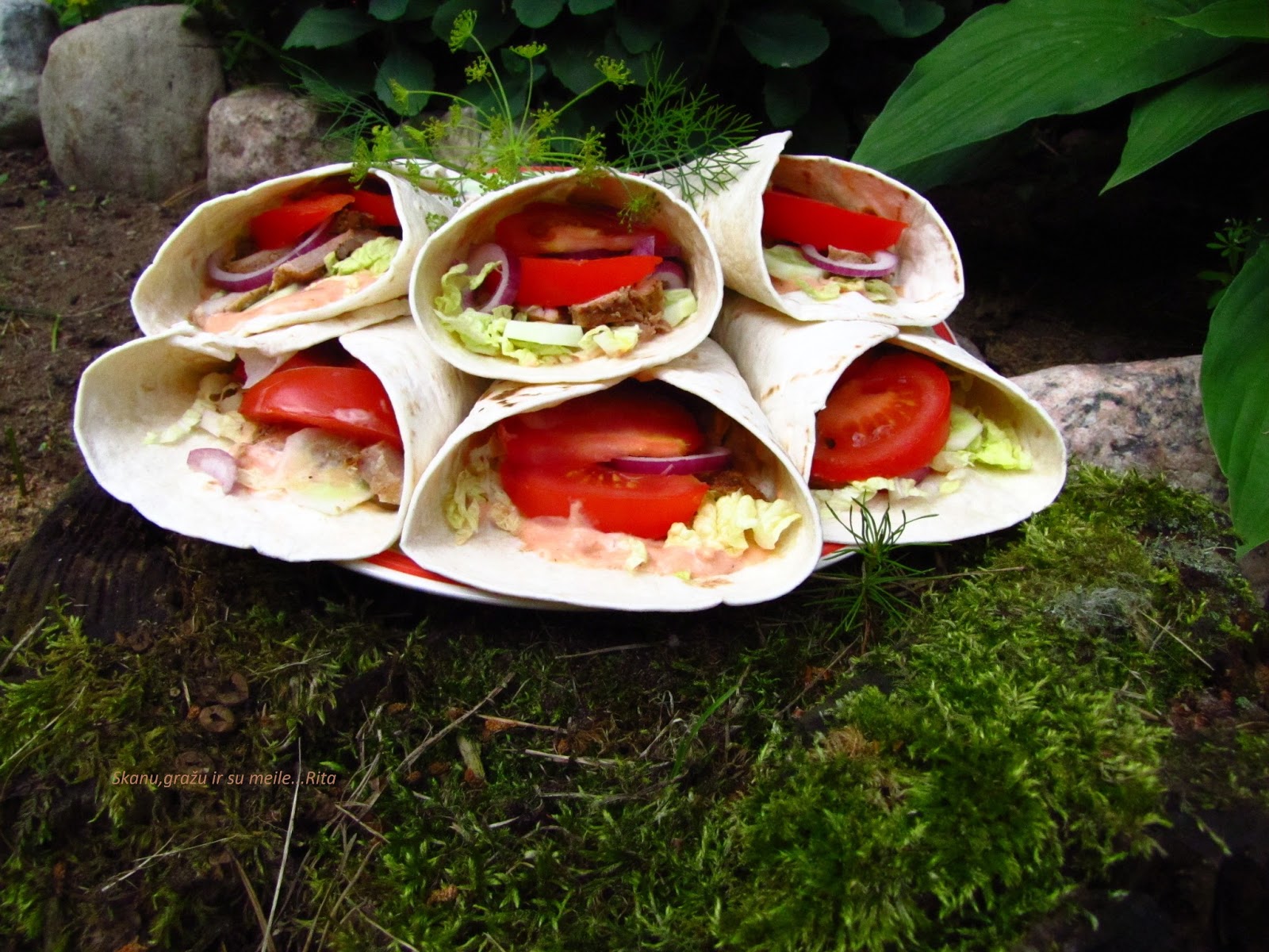 Ritos receptai : Tortilijos ant grotelių