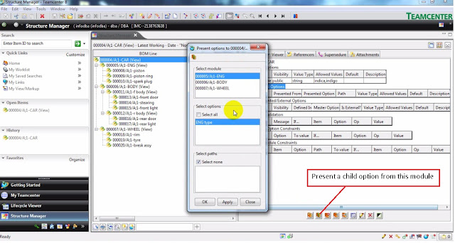PlmTeamcenter: Variant Management BOM in Teamcenter