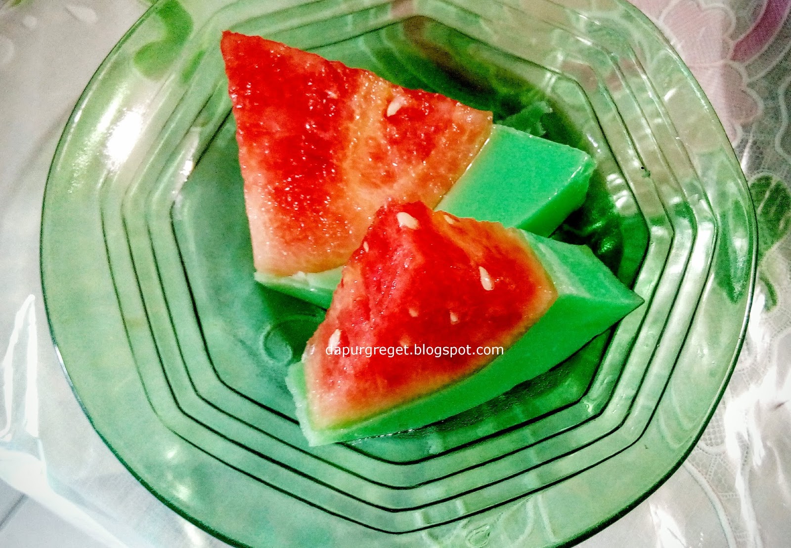 Dapur Greget: Puding Buah Semangka (Watermelon Fruit Pudding)