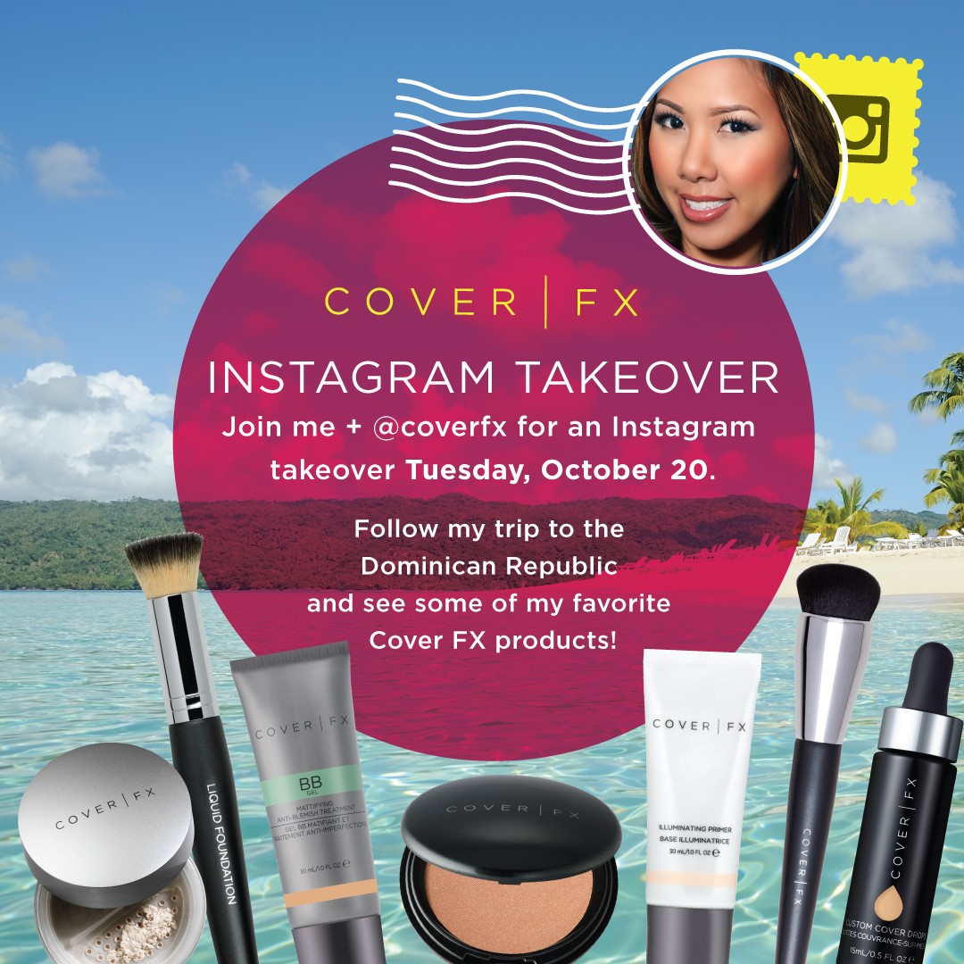 My Dominican Republic CoverFX Instagram Takeover! | Makeup By RenRen