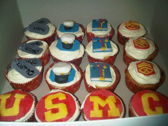 Marine Wife & Co.: Military Cakes USMC