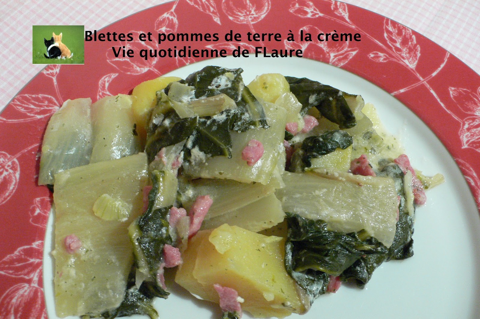 Blettes et pommes de terre à la crème