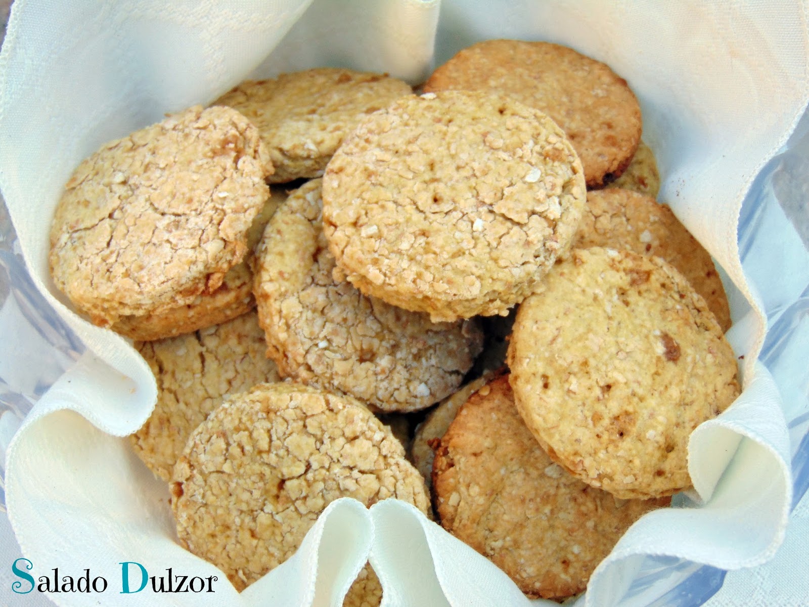 Salado Dulzor: Galletas integrales de avena