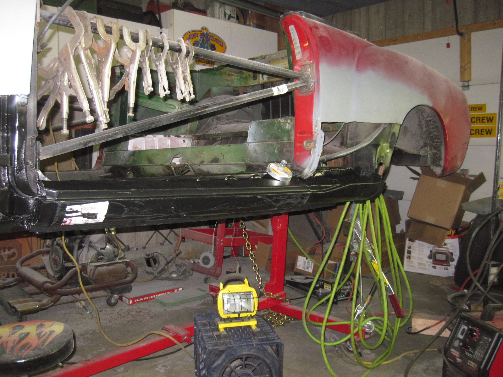 Hank's 1972 VW Ghia Build: Drivers Side Rocker Panel's Here!!!