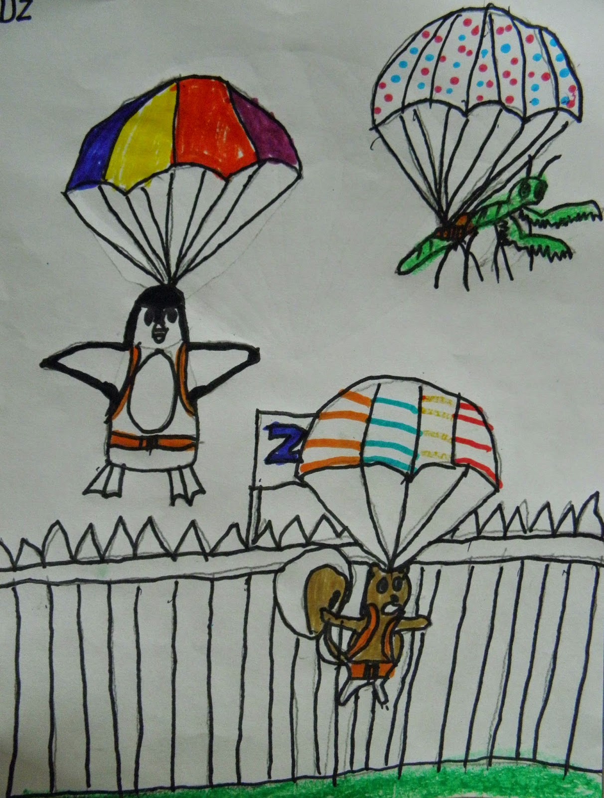 Jenny Liang's Painting and Drawing Blog: Creative drawing - Here Comes ...