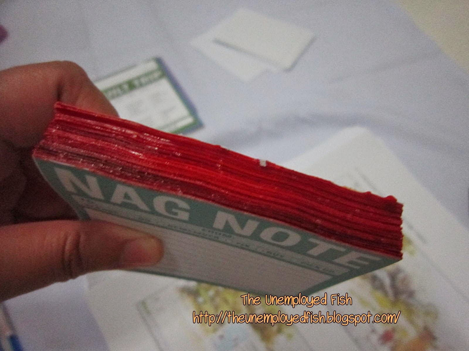 The Unemployed Fish: DIY: Notepads