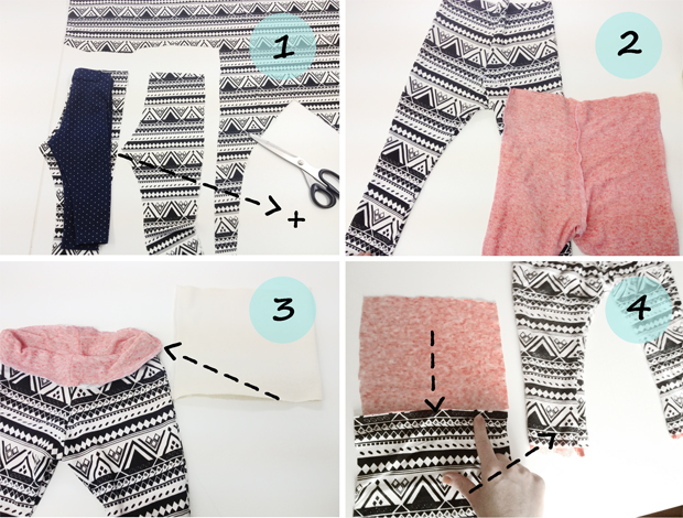 reversible leggings DIY. | iloveyoumydear