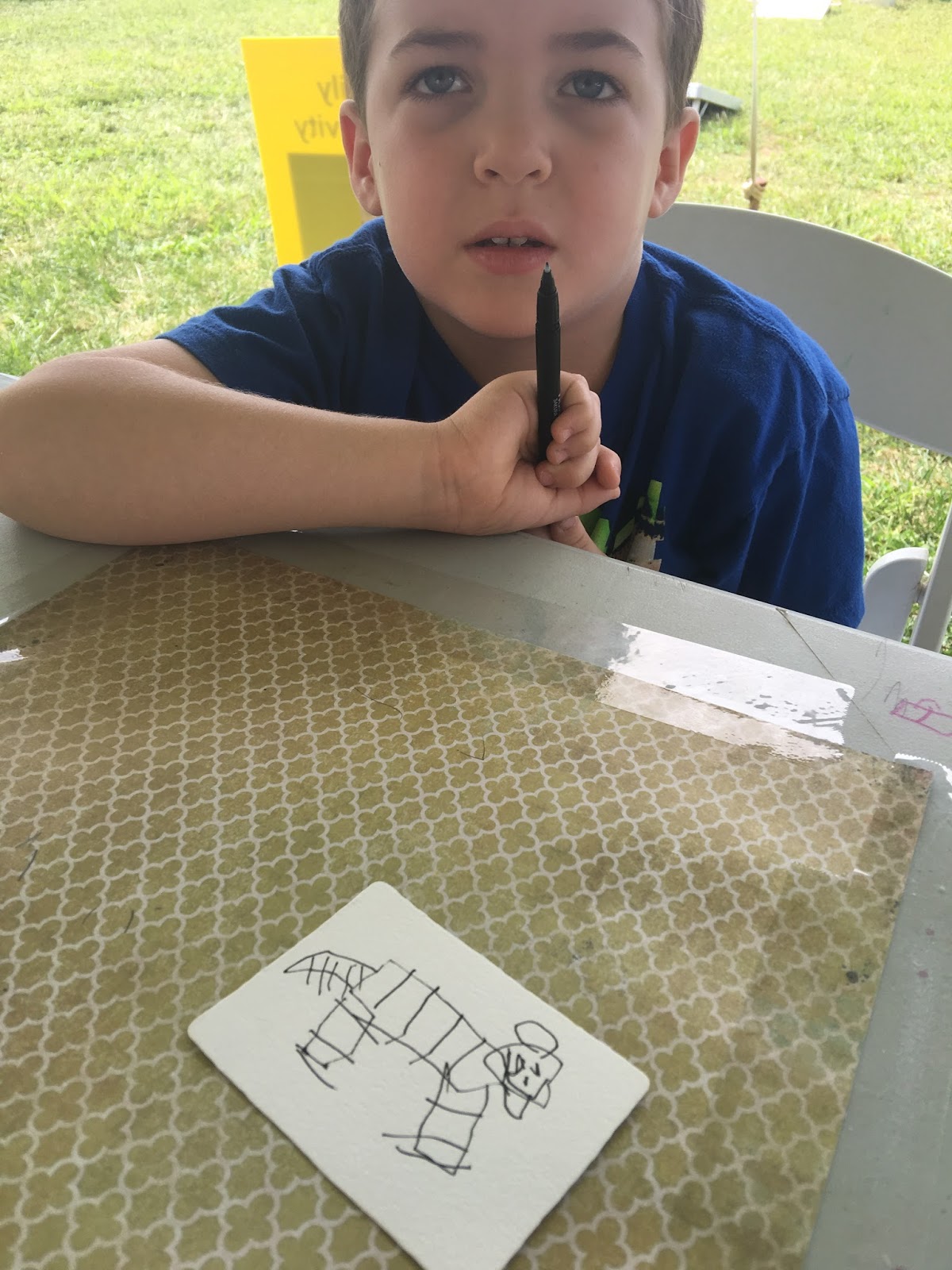 Art Room Blog: Zentanlge Walk-Up Workshop at the Workhouse in Lorton...