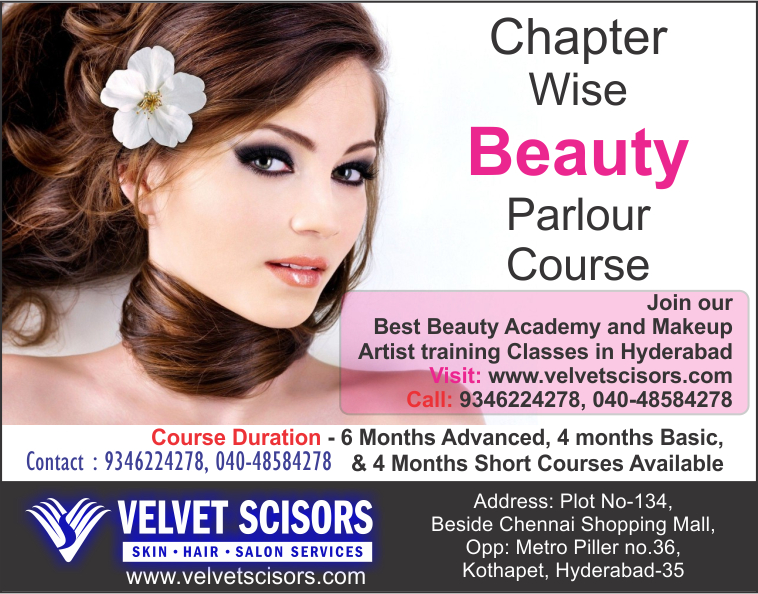 Chapter wise Beauty parlour Course