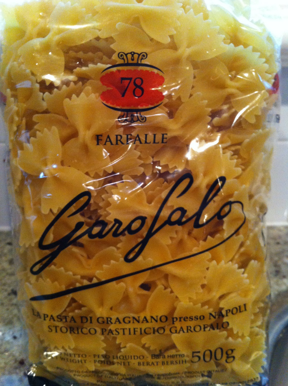 Playing With My Food!: Farfalle With Broccoli