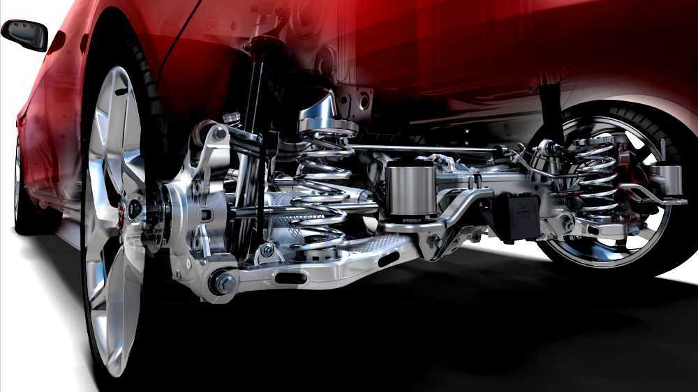 Jaguar independent rear suspension