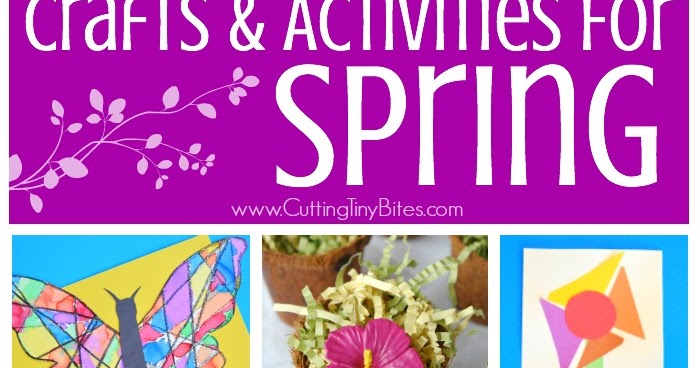 Spring Crafts And Activities | What Can We Do With Paper And Glue
