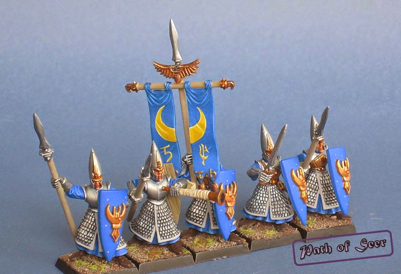 PATH OF SEERS: Free-hand Tutorial: High Elves Banner
