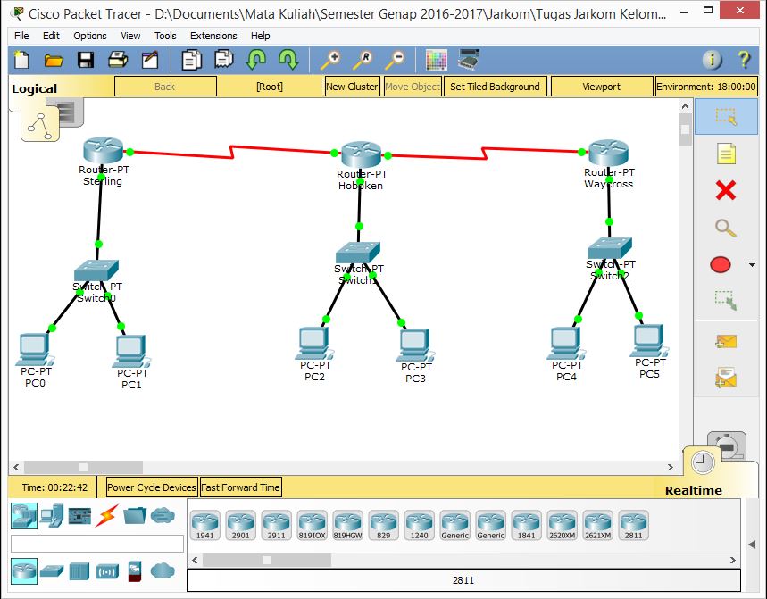 Informasi Komputer : PRAKTIKUM 7 JARKOM