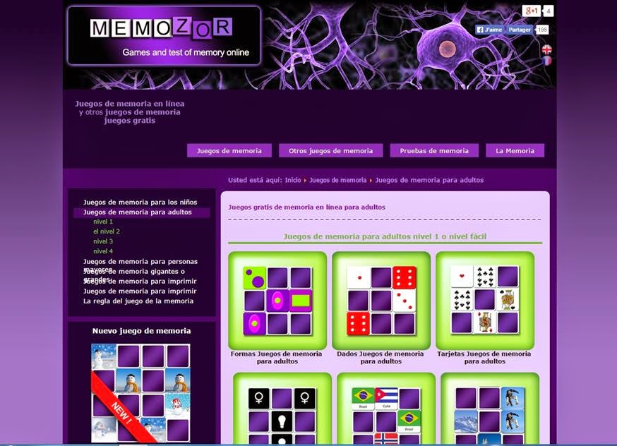 Colegio José Calderón: Memozor, juegos de memoria