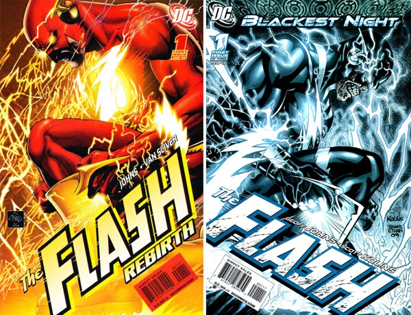 I love comic covers: Homage: The Flash: Rebirth #1 / Blackest Night ...