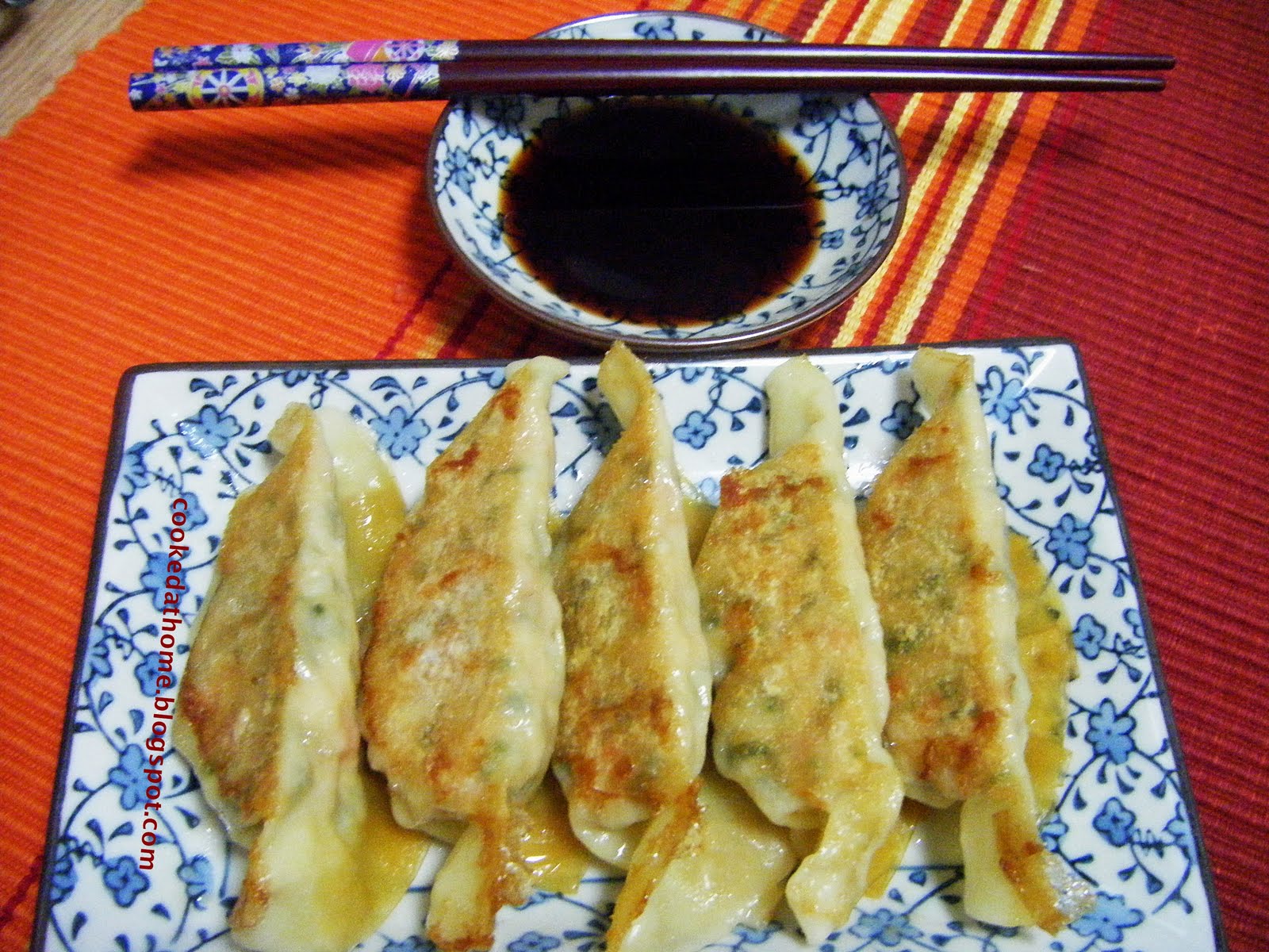 Cooking @ Home: Gyozas - Japanese Dumplings