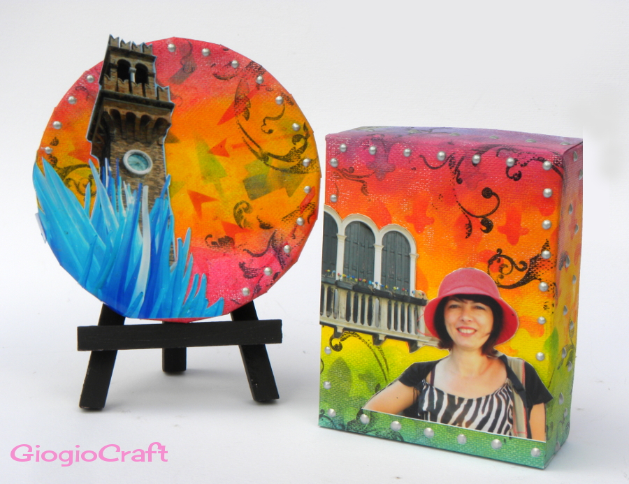 GiogioCraft: Tutorial: Handmade mini canvases out of upcycled tea box ...