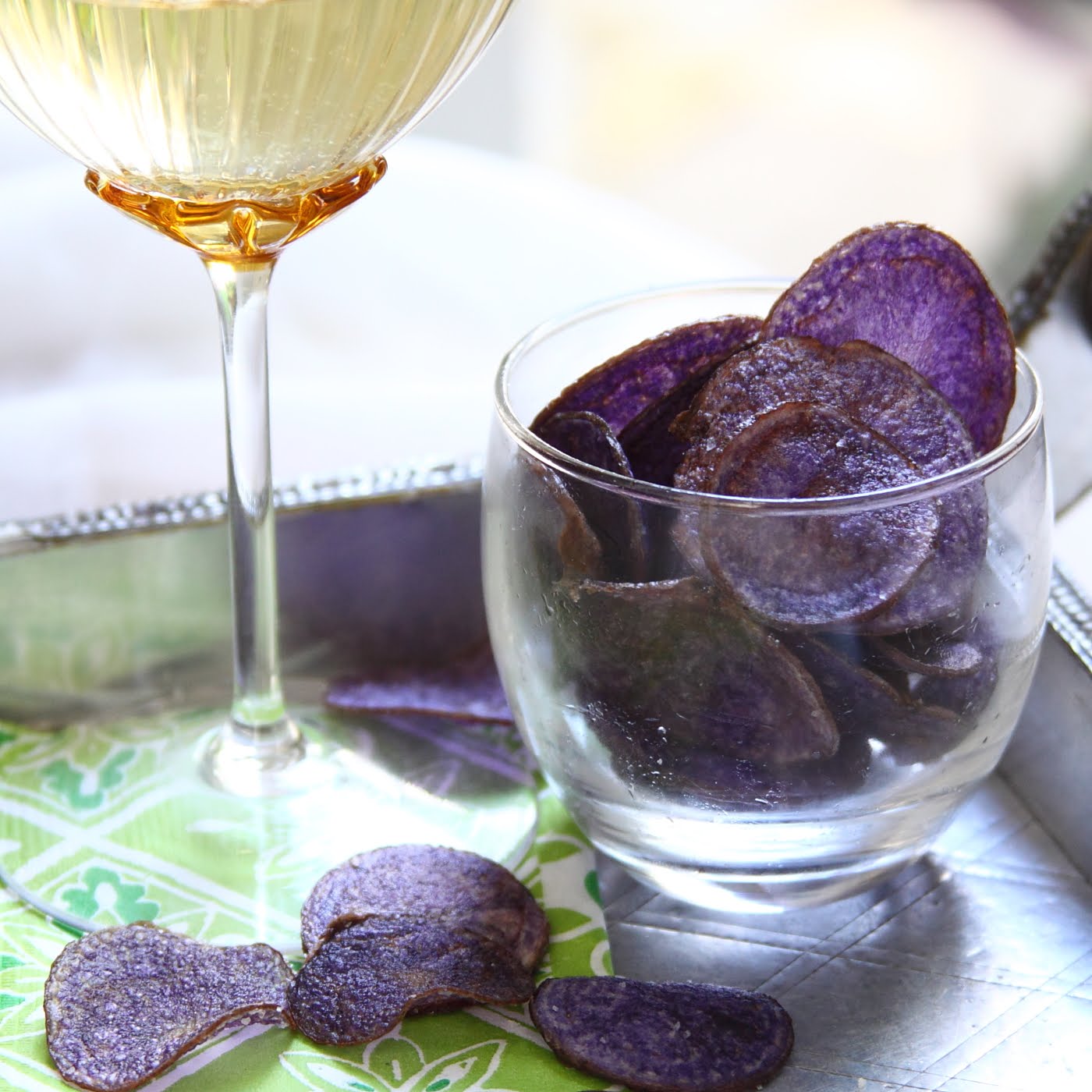 ShowFood Chef: Truffled Potato Chips - Peruvian Purple Potatoes
