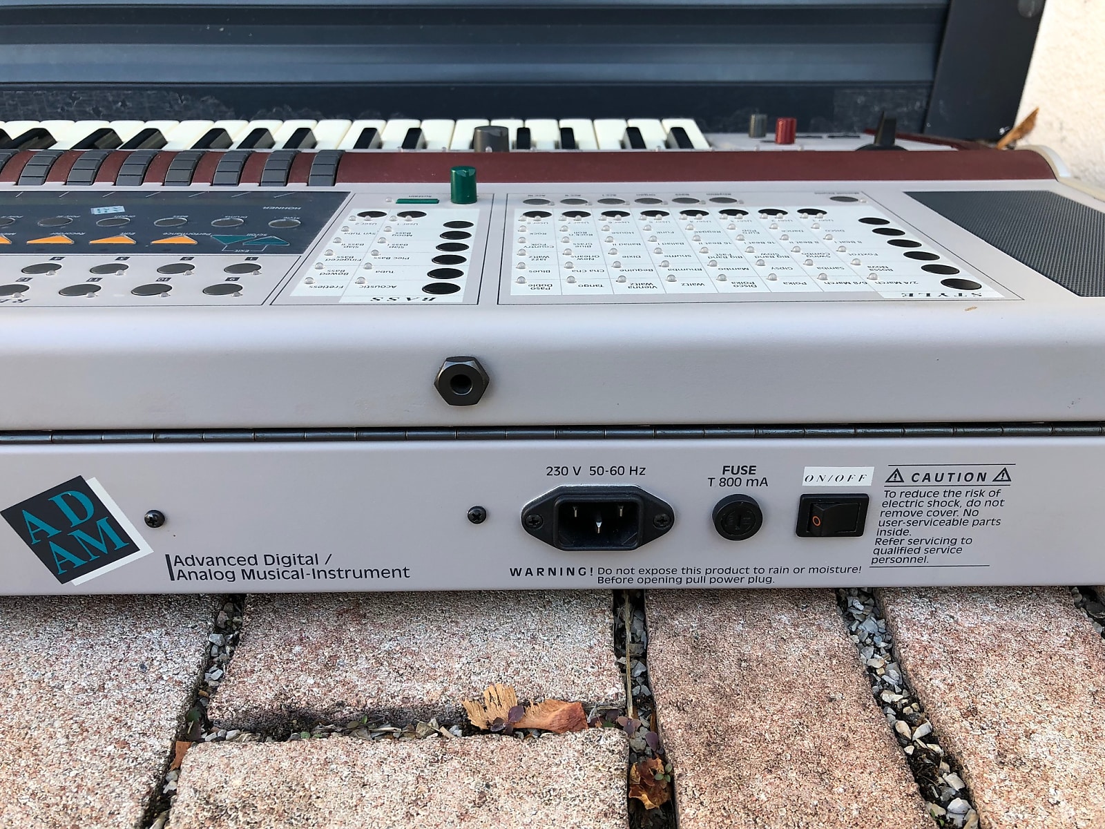 MATRIXSYNTH: Rare Hohner ADAM 1994 Grey Vintage Keyboard Synthesizer by ...