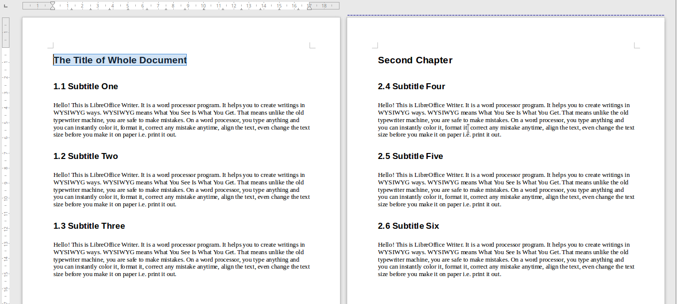 LibreOffice Writer: Working with Text