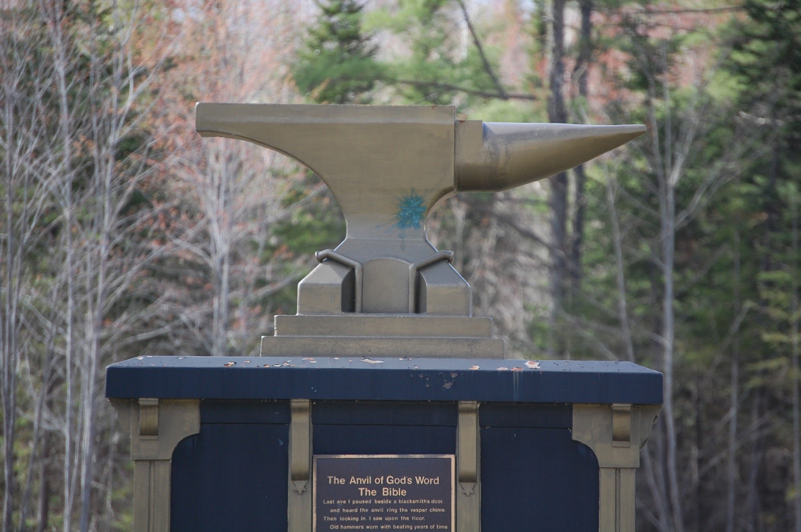 Evangelist Craig Cobb: ANVIL OF GOD MONUMENT