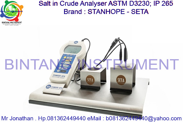 .: 081362449440 Jual Salt in Crude Analyser ASTM D3230; IP 265 STANHOPE ...